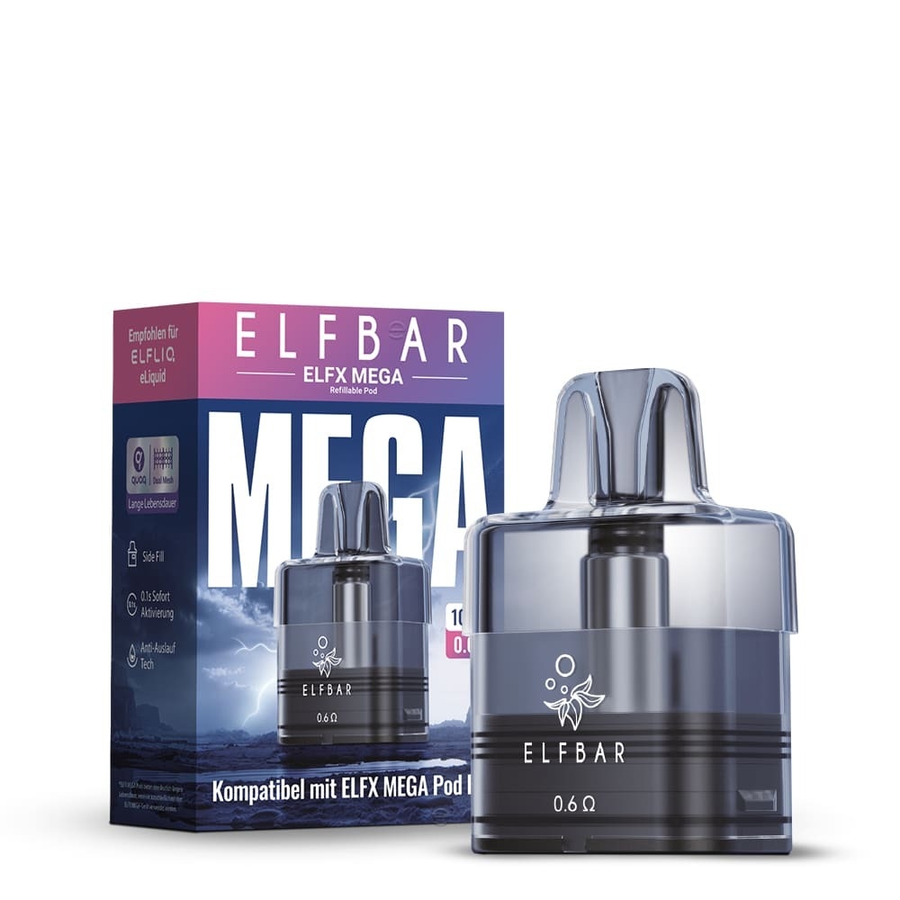 Elfbar ELFX Mega 10ml Pod – Ersatzpod für MTL & RDL